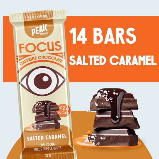 PEAK CHOCOLATE FOCUS Box of 14 bars– My Supplements Group NZ