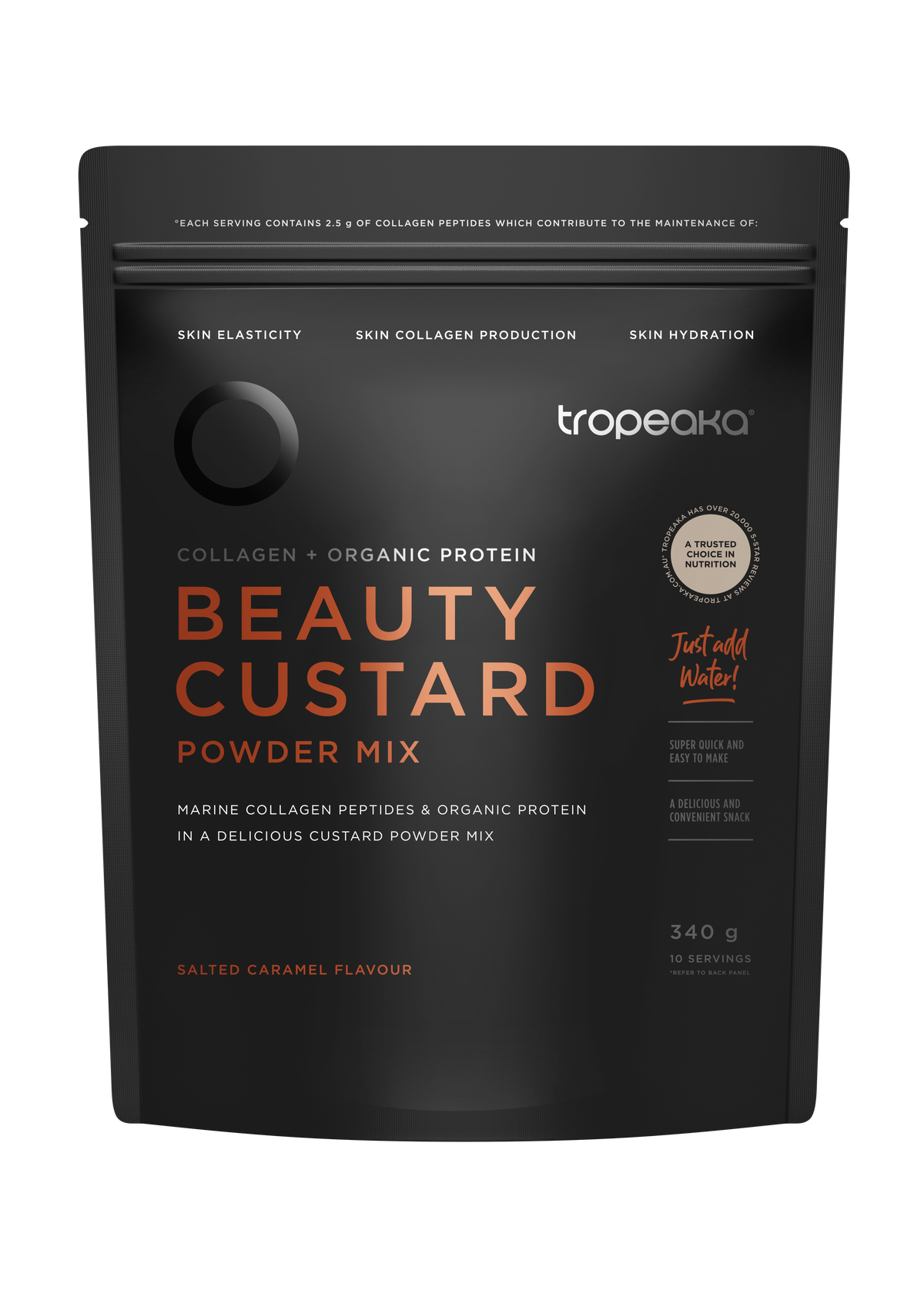 Tropeaka Beauty Custard 340g)– My Supplements Group NZ