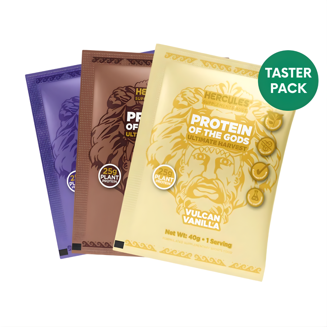 HERCULES Protein of the Gods Taster Pack– My Supplements Group NZ